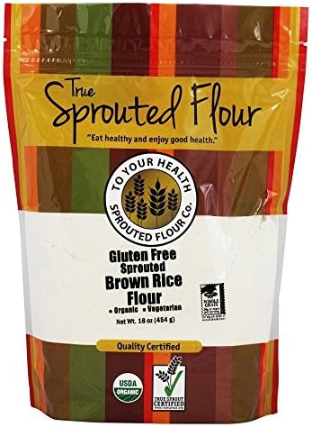 Amazon.com : TRUE SPROUTED FLOUR Organic Brown Rice Flour, 16 OZ ...