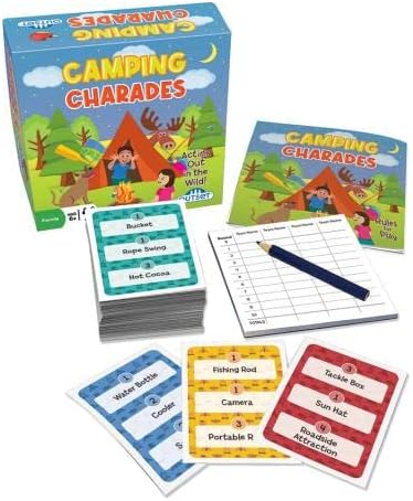 Amazon.com: Camping Charades – A Family Fun Game for Acting Out in The ...
