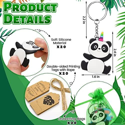 Amazon.com: HLARTNET Jungle Safari Animals Keychains - 60 Pcs Cute ...