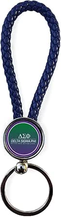 greeklife.store Delta Sigma Phi Fraternity Keychain Round Key Chain ...