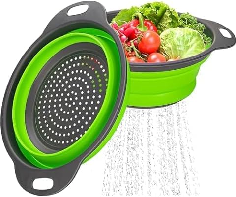 Amazon.com: Versatile Circular Plegable Colander - Flexible Folding ...