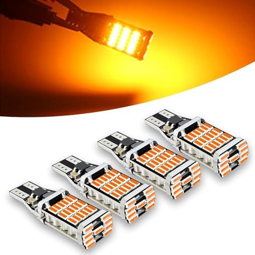 Amazon.com: Flygun 4 PCS Car LED Reverse Lights Bulbs, T15 4014 45SMD ...