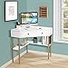 Amazon.com: IFANNY Corner Desk with Drawers, 90 Degrees Triangle Desk w ...