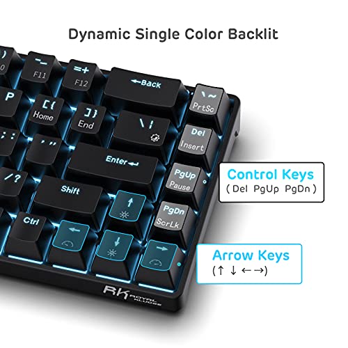 RK ROYAL KLUDGE RK68 Hot-Swappable 65% Wireless Mechanical Keyboard 65% ...