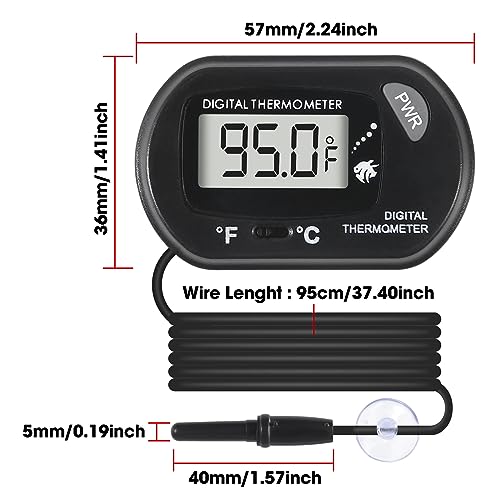 Snapklik.com : Digital Aquarium Thermometer, Water Thermometer, Fish ...