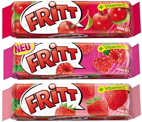 Amazon.com: German Fruit Chewy Candy Fritt From Germany Pack of 3 ...