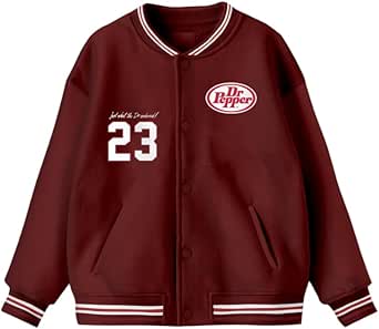 Amazon.com: Isaac Morris Limited Dr. Pepper Logo Women's Bomber Jacket ...