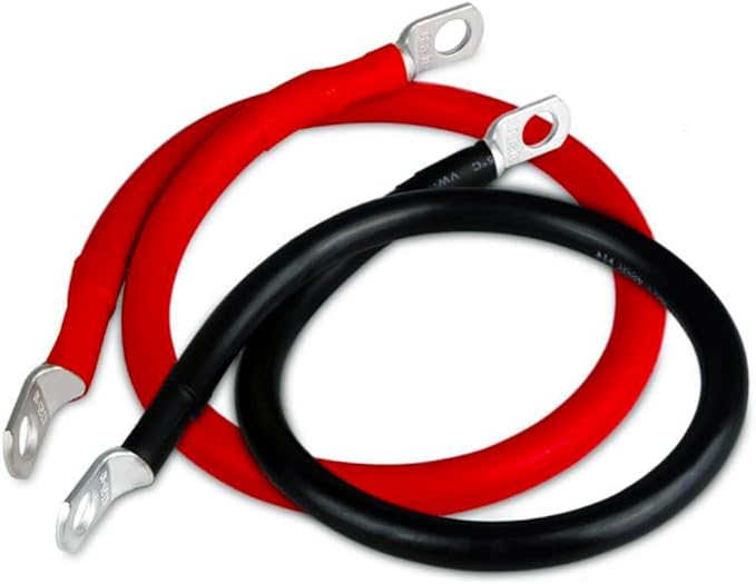 Amazon.com: Battery Cable 6AWG 12 Inch Battery Power Inverter Cables ...