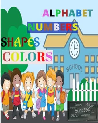 Amazon.com: Alphabet, Numbers, Shapes and Colors: Preschool Workbook ...