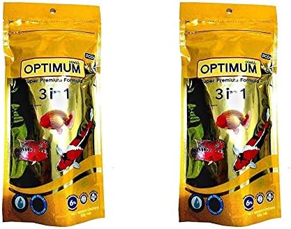 Optimum All Life Stages Pellet, 3-in-1 100 g (Pack of 2) Fish Food ...