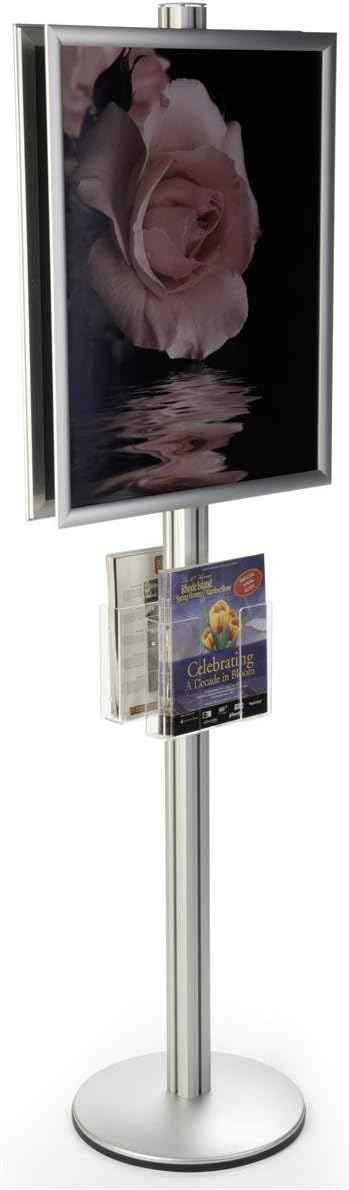Amazon.com : Displays2go Double Sided Poster Stand with Brochure ...
