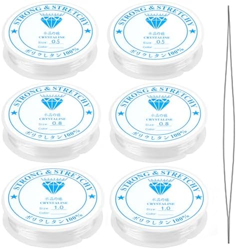 Clear Elastic for Bracelet Making,0.5mmX2, 0.8mmX2,1.0mmX2 Strong ...