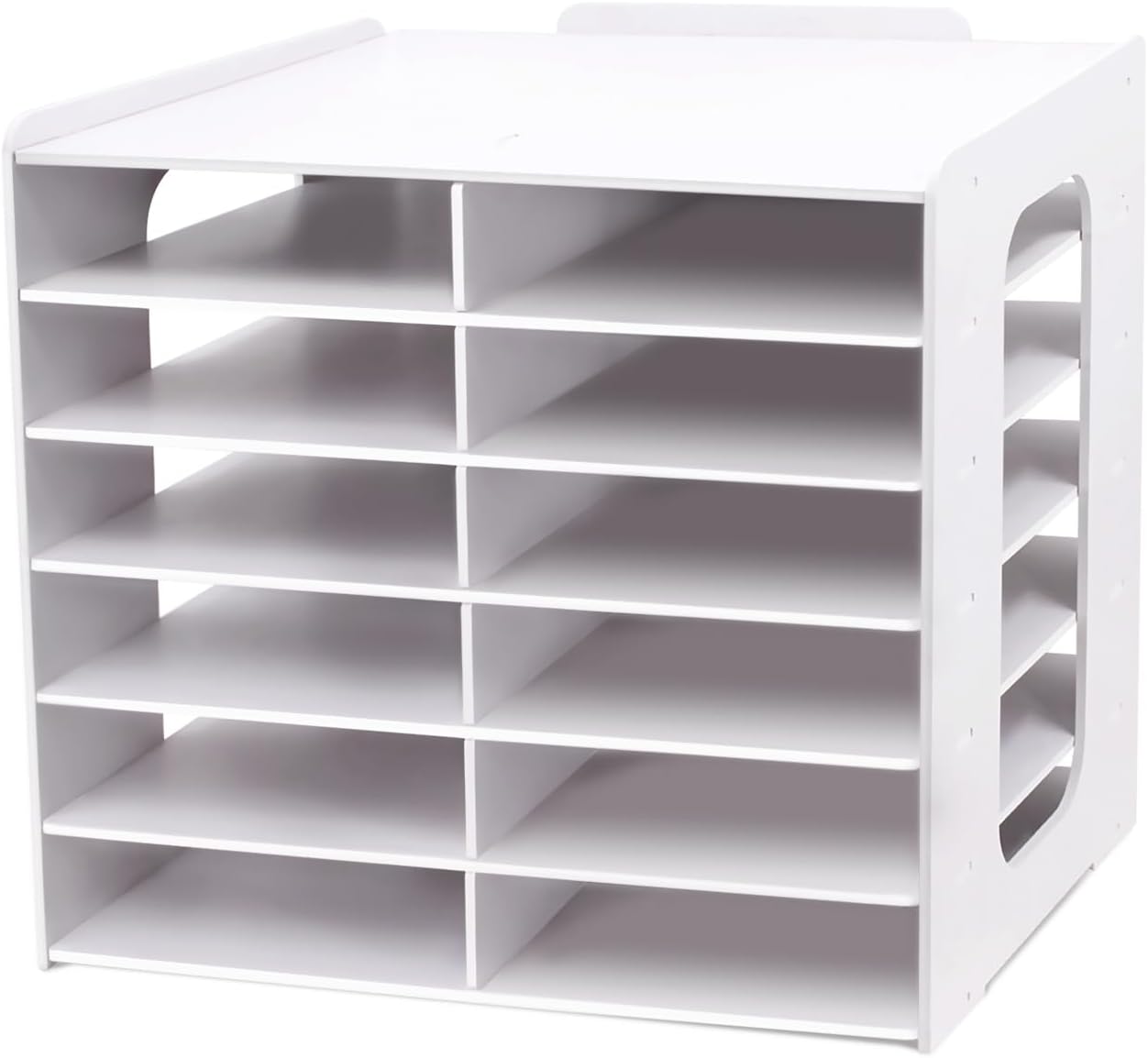 SONGWAY File Sorter Organizer for Desk - Literature Organizer 12-Slot ...