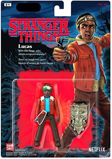 Amazon.com: BANDAI Stranger Things Lucas 4 Inch Figure : Toys & Games