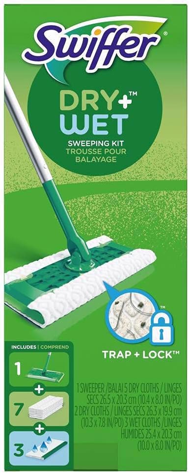 Amazon.com: Swiffer Sweeper Starter Kit, Green : Health & Household