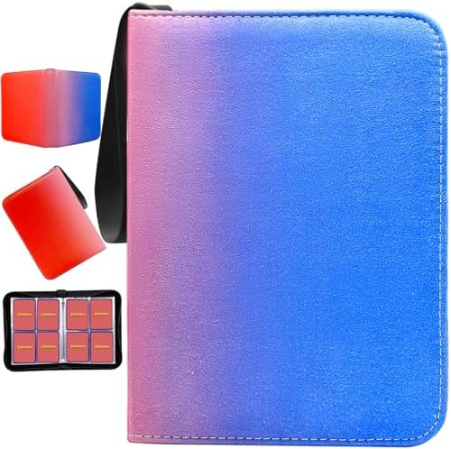 Amazon.com: CHELSOND Card Binder for Cards, 9-Pocket Portable Card ...