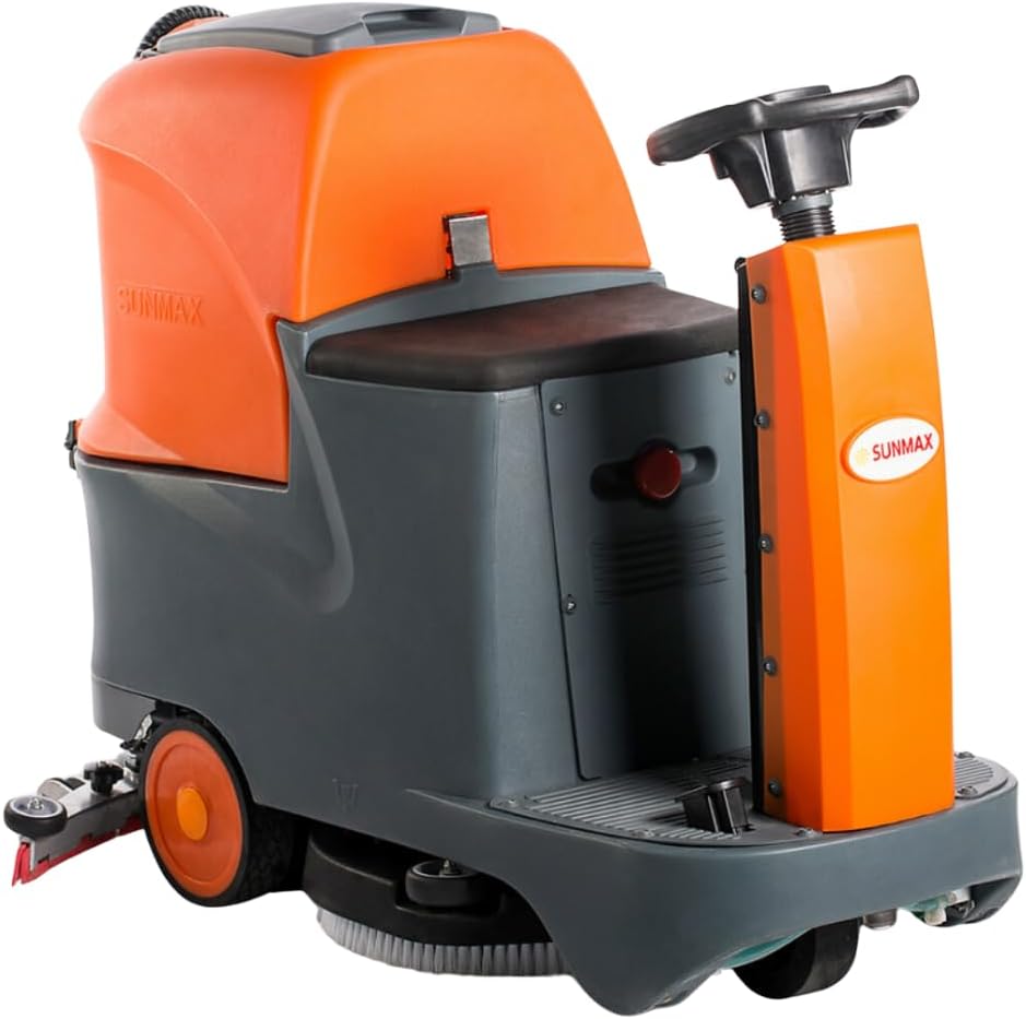 Amazon.com: USA-CLEAN X26R Ride-On Auto Floor Scrubber Machine, 26 inch ...