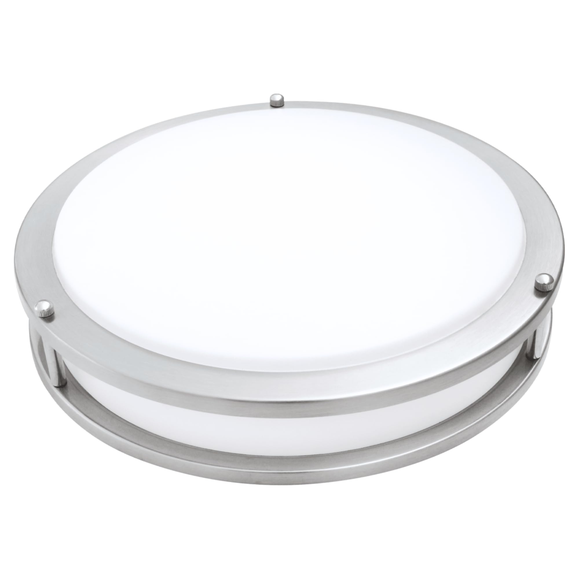 FDL Double Ring Flush Mount LED Ceiling Light, 16 Inch 25W 2000lms ...