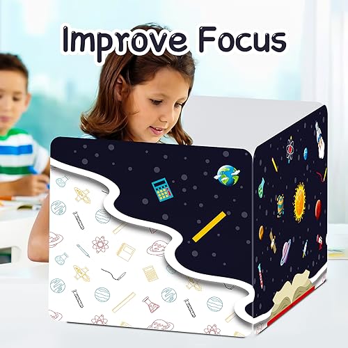 Snapklik.com : 24 Pack Privacy Shields For Student Desks, Colored ...