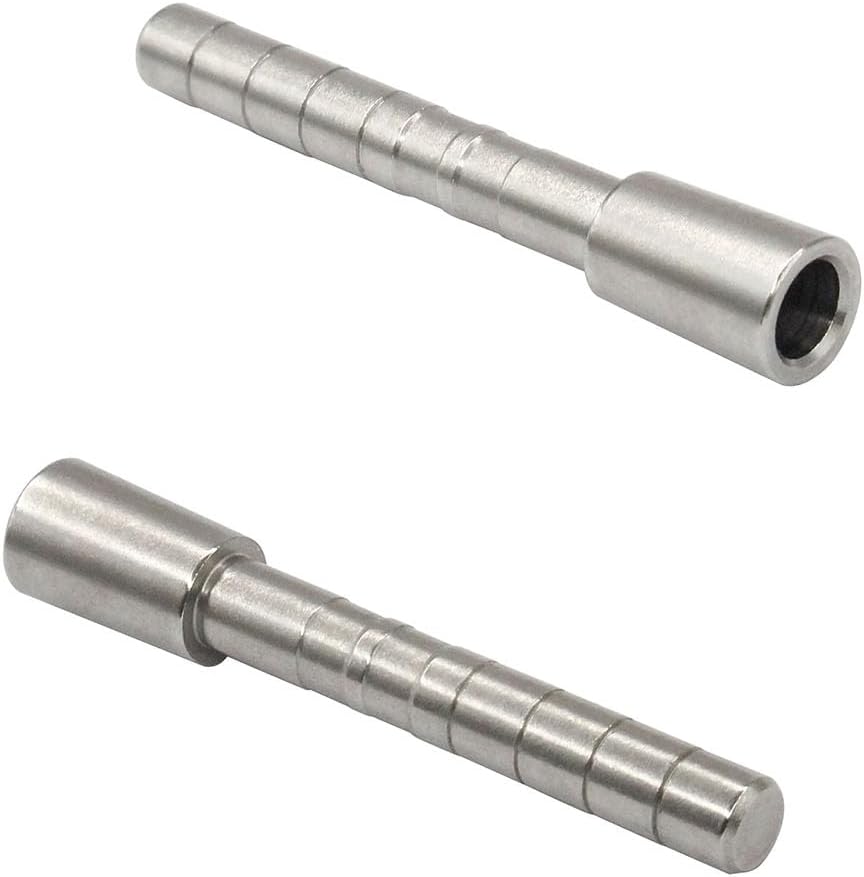 Amazon.com : Stainless Steel Adjustable Archery Arrow Inserts for ID ...