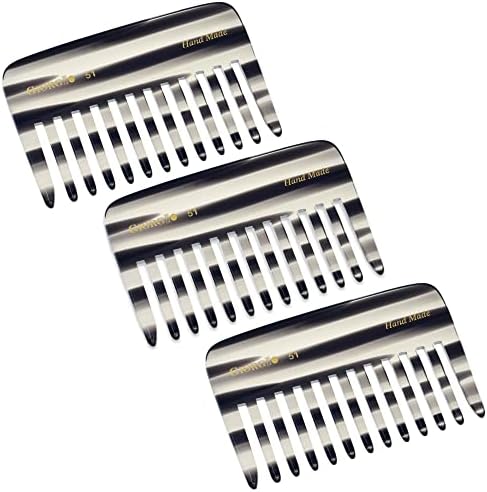 Amazon.com : Giorgio G51 Graphite Wide Tooth detangling Combs for Women ...
