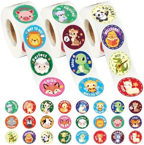 Amazon.com: 50pcs Cute Motivational Stickers for Kids, Teacher Reward ...