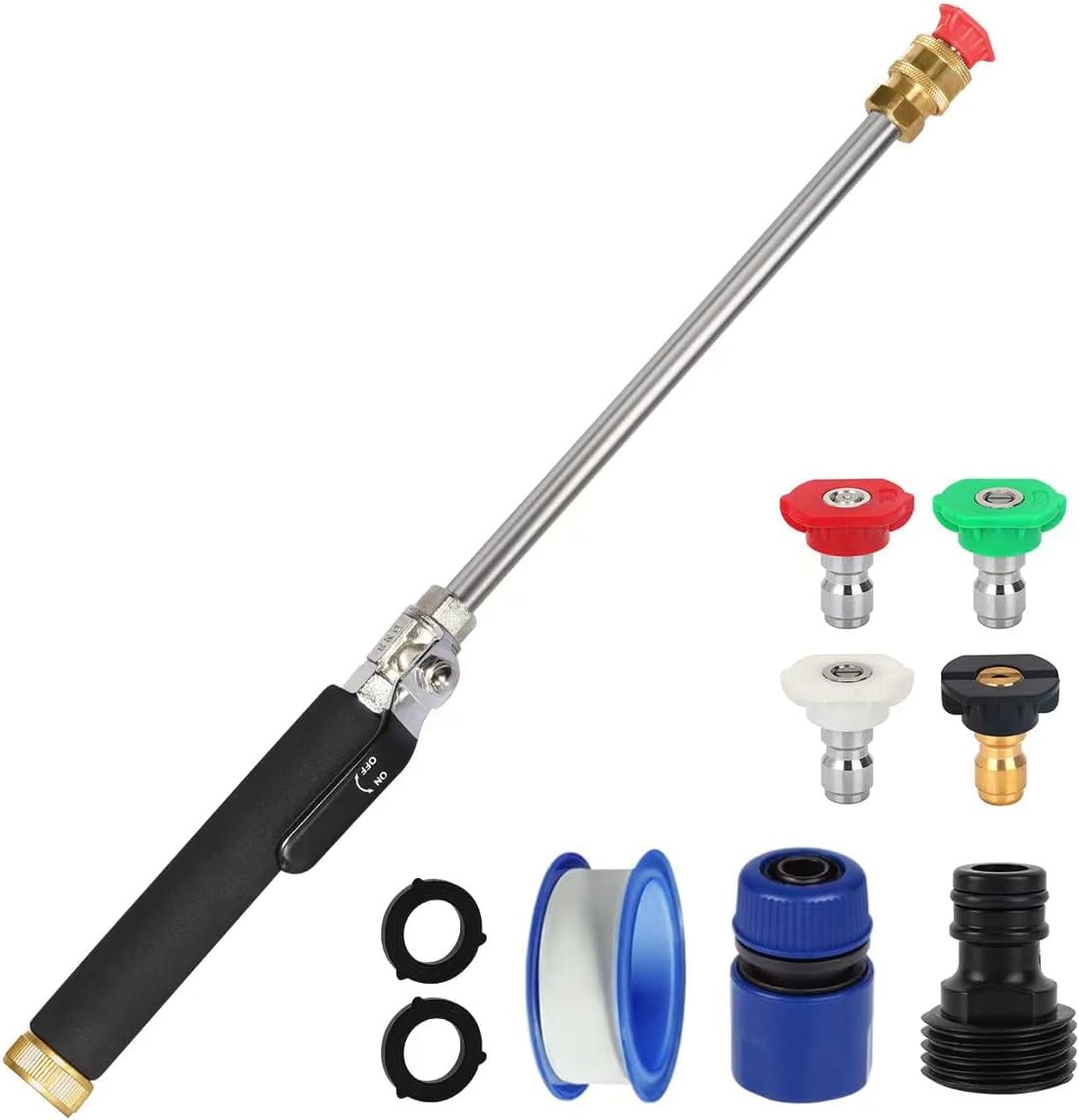 Amazon.com : Jet Nozzle 2-in-1 High Pressure Power Washer, Watering ...