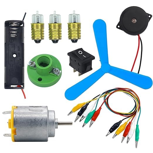 SP Electron Pack of 10 pcs Electric Circuit Motor Kit, Educational ...