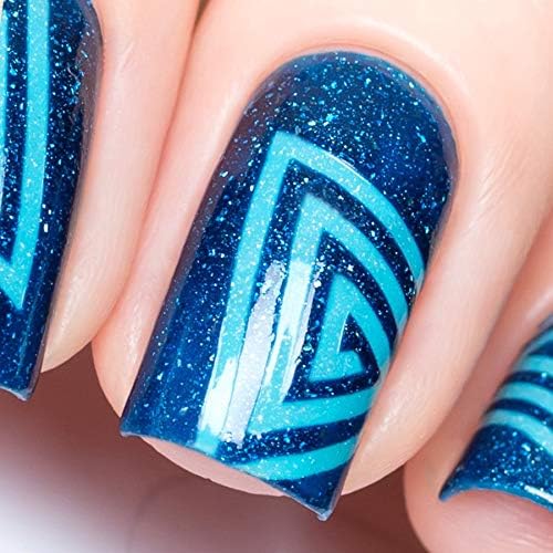 Amazon.com: Whats Up Nails - Triangle Spiral Vinyl Tape Stencils for ...