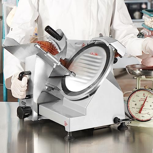 HECMAC 10" Commercial Electric Meat Slicer - Heavy Duty - Removable ...