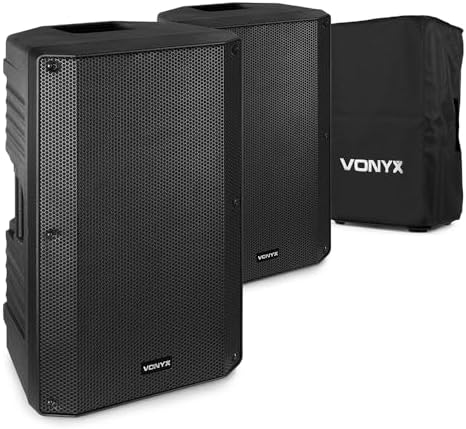 VONYX VSA120S 12" Bluetooth PA Speaker System - 800W Active/Passive DJ ...