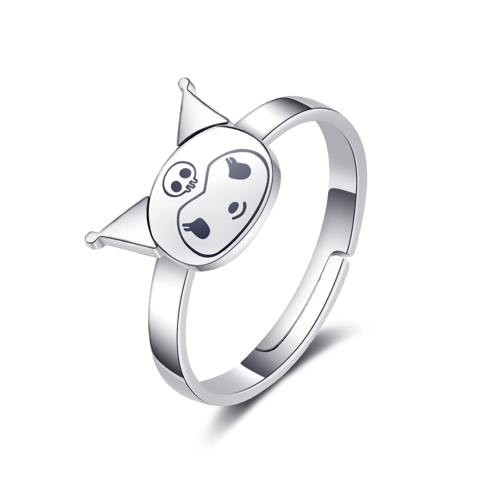 Buy Kuromi ring for kids girls Anime Sanrio Jewelry My Melody Aesthetic ...