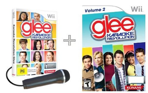 Amazon.com: Karaoke Revolution Glee Game + Karaoke Revolution Glee ...