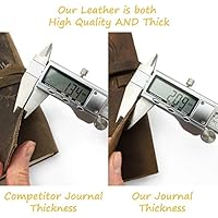 Leather Journal Gift Set Handmade Antique Leather Bookmark + Pen ...