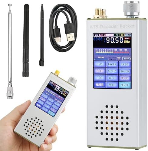ATS-Decoder Pocket SI4732 Handheld Radio Receiver, Version 4.17 FM RDS ...