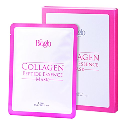 Buy Bioglo Collagen Peptide Essence Mask (3 Sachets) x 5 Online at Low ...
