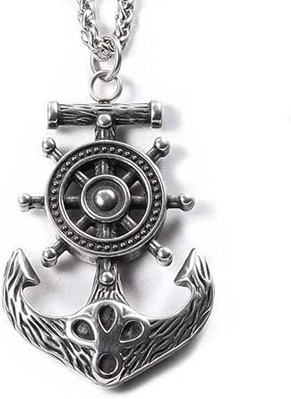 Amazon Pirate Ship Anchor Pendant Necklace Unique Nautical Design