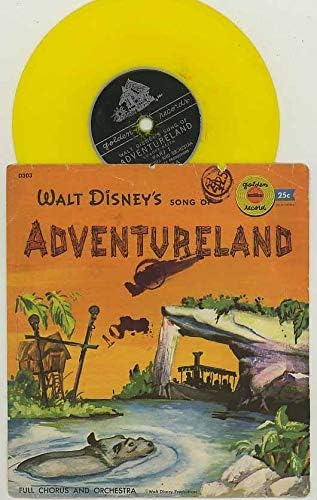 Amazon.com: Songs of Adventureland - 78 rpm golden record D303 : Walt ...
