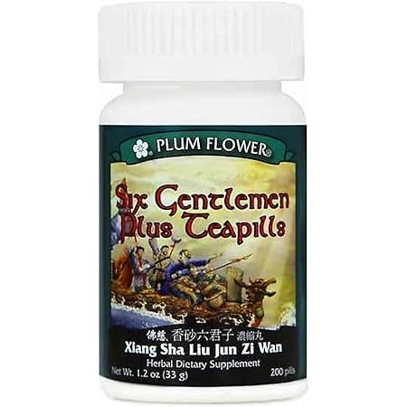 Amazon.com: Six Gentlemen Plus Teapills (Xiang Sha Liu Jun Zi Wan), 200 ...