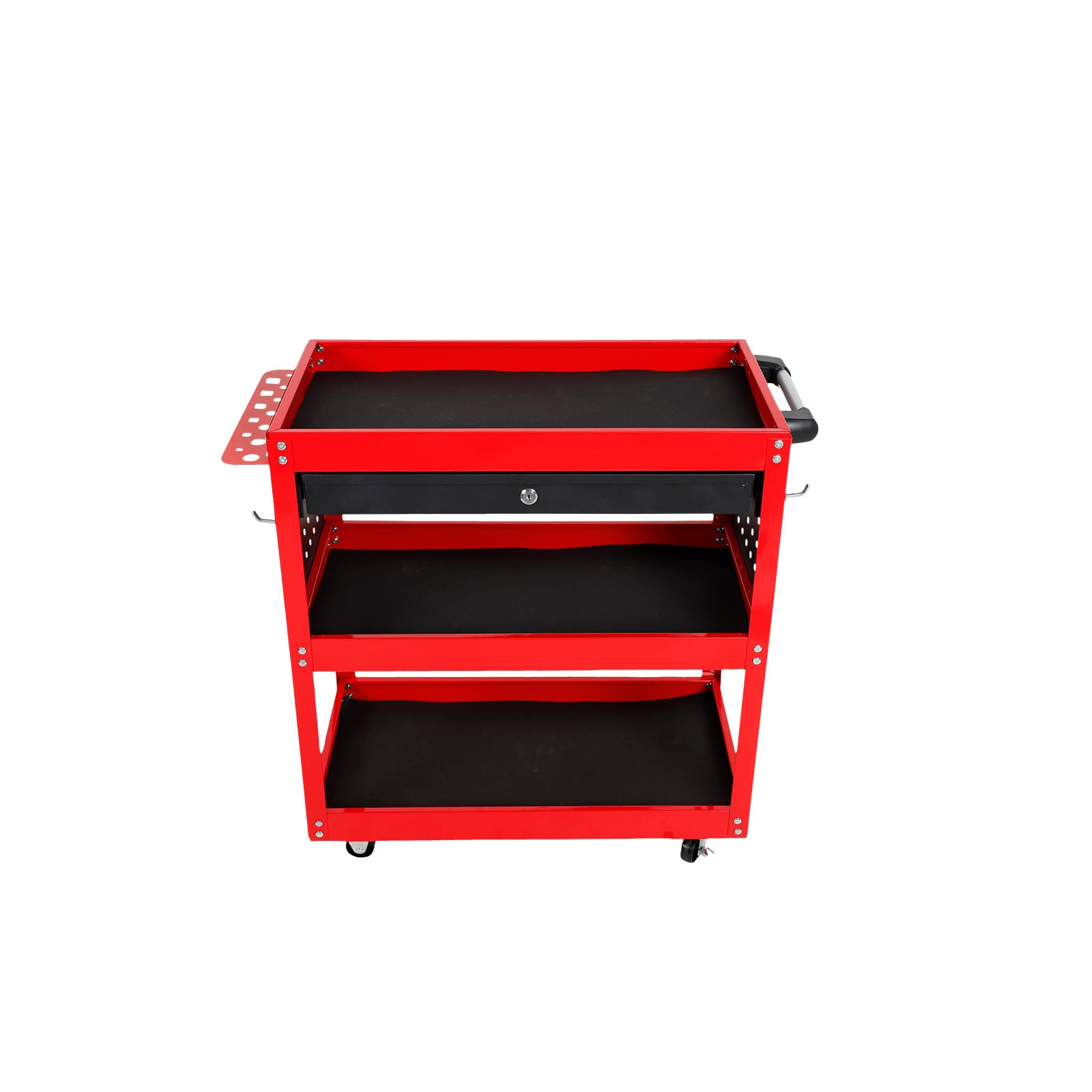 smileracing Rolling Tool Cart with Drawers, 440 lb Capacity, 3 Tier ...