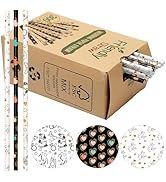 Amazon.com: Friendly Straw 150 Pack Biodegradable Jumbo Smoothie and ...