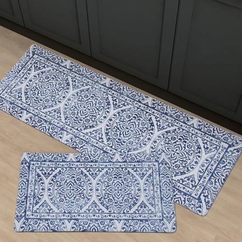 Amazon.com: ASPMIZ Boho Kitchen Rugs Sets of 2 Non Slip, Waterproof ...
