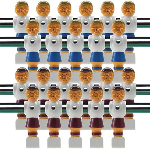 Amazon.com : Billiard Evolution 22 Old Style Red and Blue Foosball Men ...