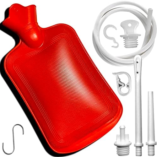 Amazon.com: Enema Bag 2L Home Enema Kit with 2 Enema Tips,60 inch Long ...