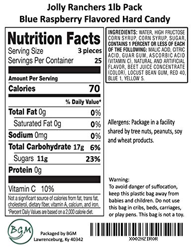 One Blue Raspberry Jolly Rancher