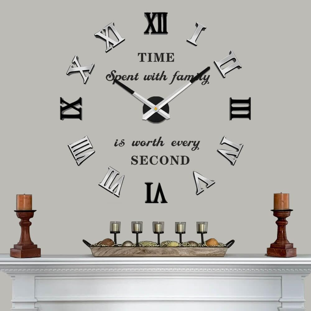Amazon.com: VANGOLD Design Creative Wall Clock - Enhance Your Office ...