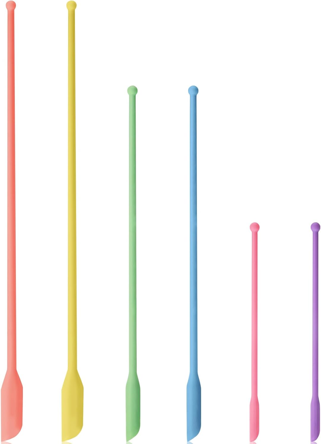 Amazon.com: Boao 6 Pieces Mini Spatula, Multicolor Makeup Small Tiny ...