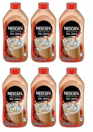 Amazon.com : Nescafe Ice Java Cappuccino 6x470ml {Imported from Canada} : Beverage Flavoring ...