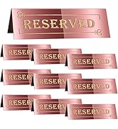 Amazon.com: 10PCS Reserved Table Signs, Acrylic Guest Reservation Table ...