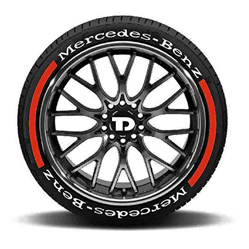 Tyre Decor, Custom Tyre Sticker for Mercedes - Sticker for 4 Tyres ...